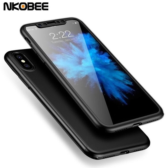 Accessories | Iphone X Black 36 Protection Case Glass Screen | Poshmark